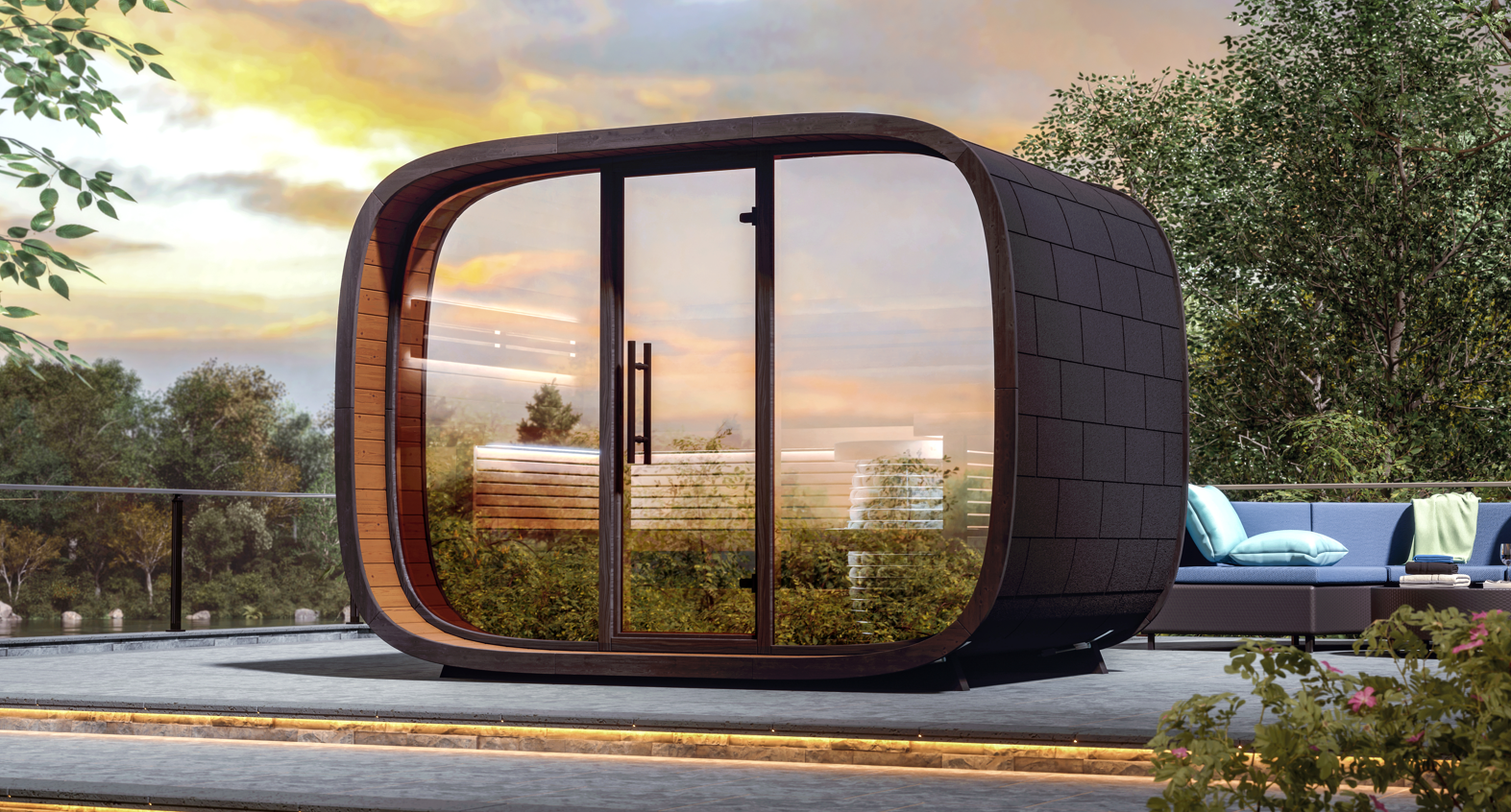 Leil® Cube Relax termokoka pirts - Deko